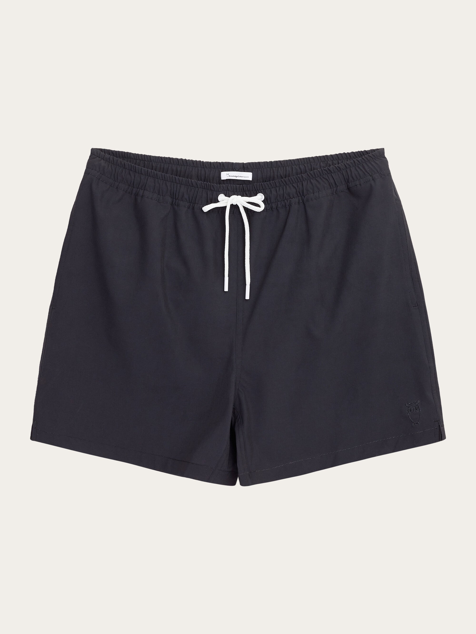 Køb Bay Stretch Swimshorts Black Jet Fra Knowledgecotton Apparel®
